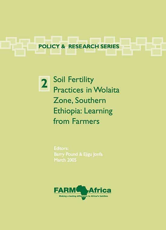 Soil fertility practices in Wolaita Zone, Southern Ethiopia: learning ...
